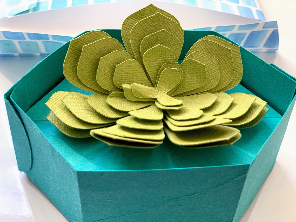Pop up Card Svg/diy Pop up Succulent/svg 3D Succulent/svg Pop up Box ...