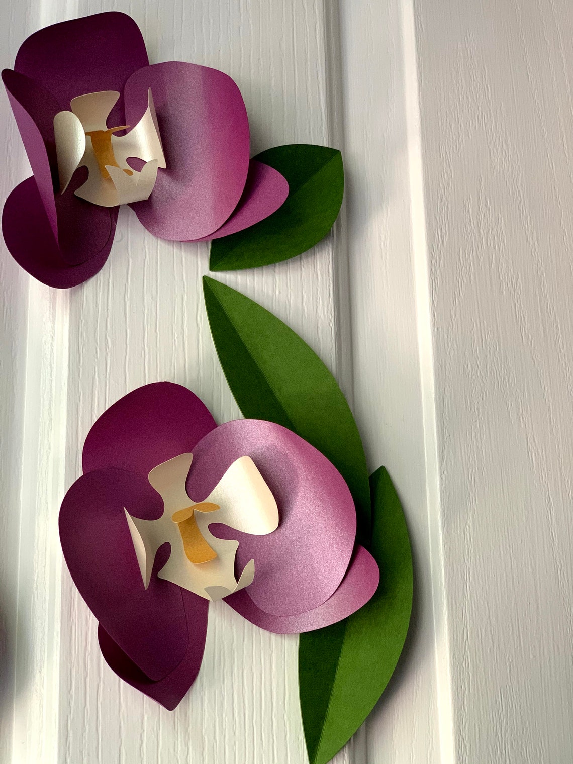 Paper Orchid Svg/orchid Paper SVG Flowers/orchid Paper Flower | Etsy