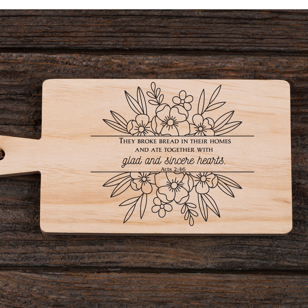 4 SVG Christian Bible Verse Kitchen Cutting Board Svg/kitchen Cutting ...