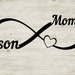 Infinity Svg/mothers Day Svg/infinity Sign Svg, Png, Eps, Dxf/infinity ...