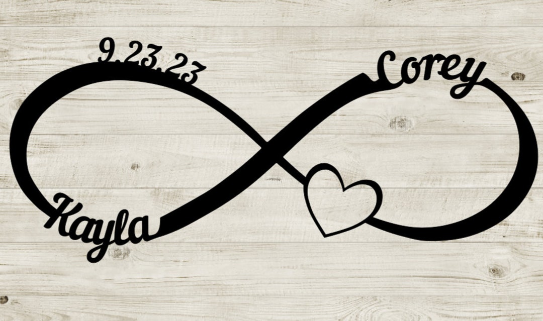 Infinity Svg/personalize Infinity Svg/infinity Sign Svg, Png, Eps, Dxf ...