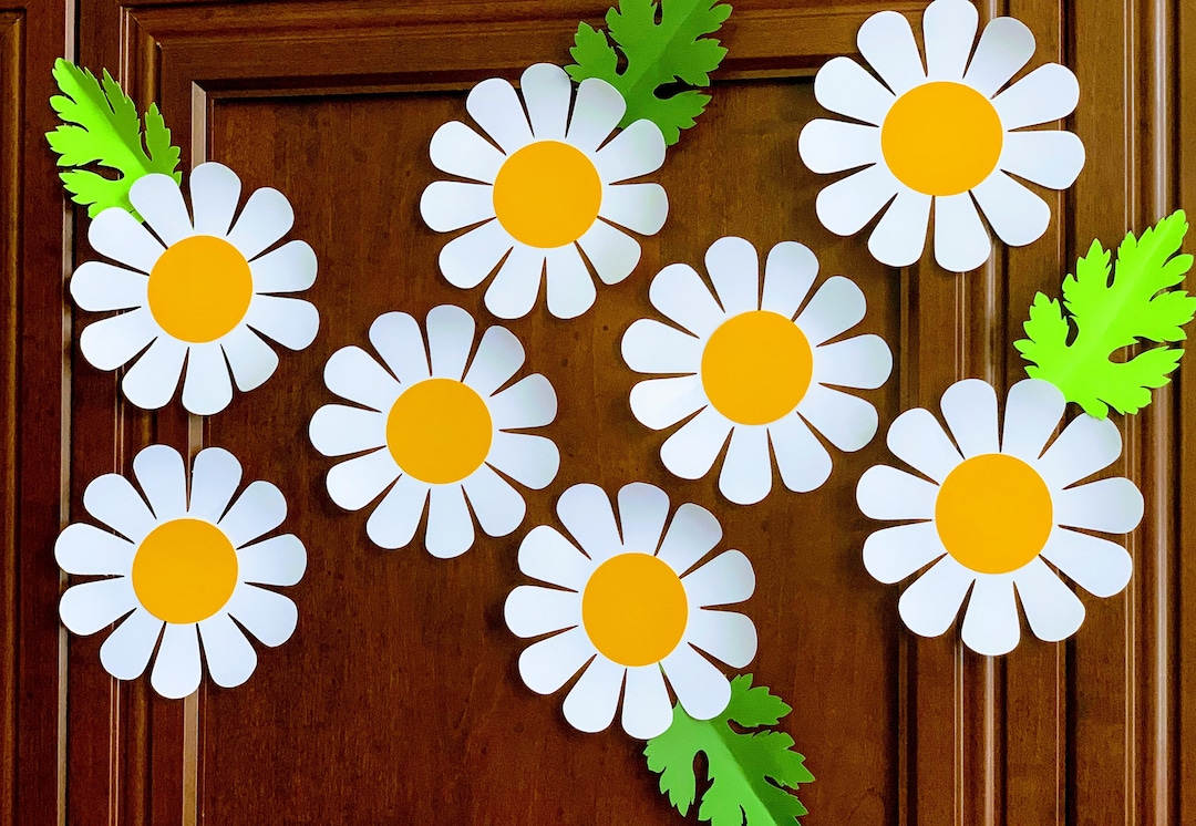 P2F Paper Daisy Flower Svg/wild Daisy Flower Leaf/wild Daisy Svg/paper ...