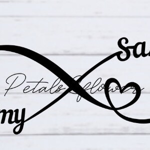 Infinity Svg/personalize Infinity Svg/infinity Sign Svg, Png, Eps, Dxf ...
