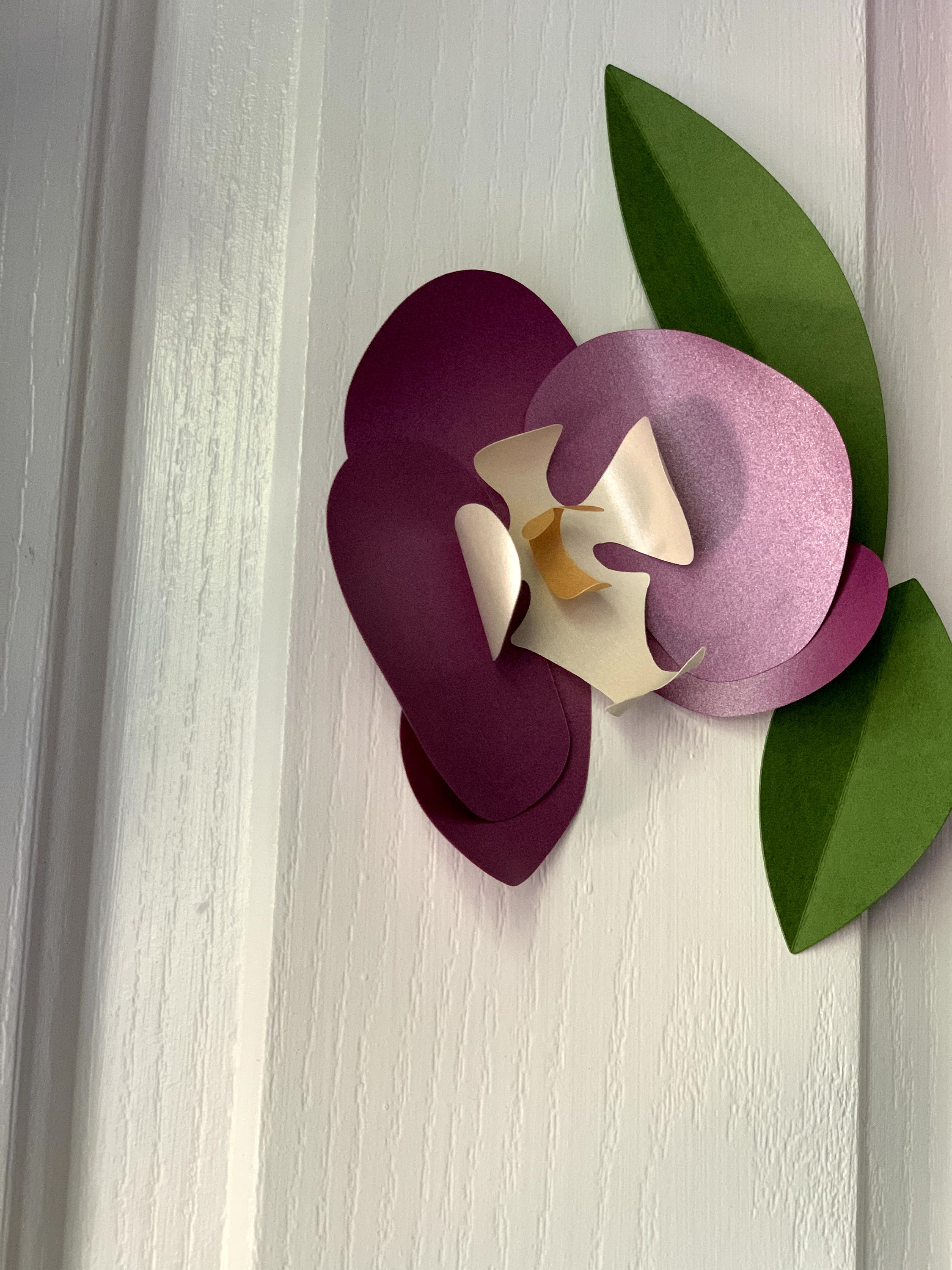Paper Orchid Svg/orchid Paper SVG Flowers/orchid Paper Flower | Etsy