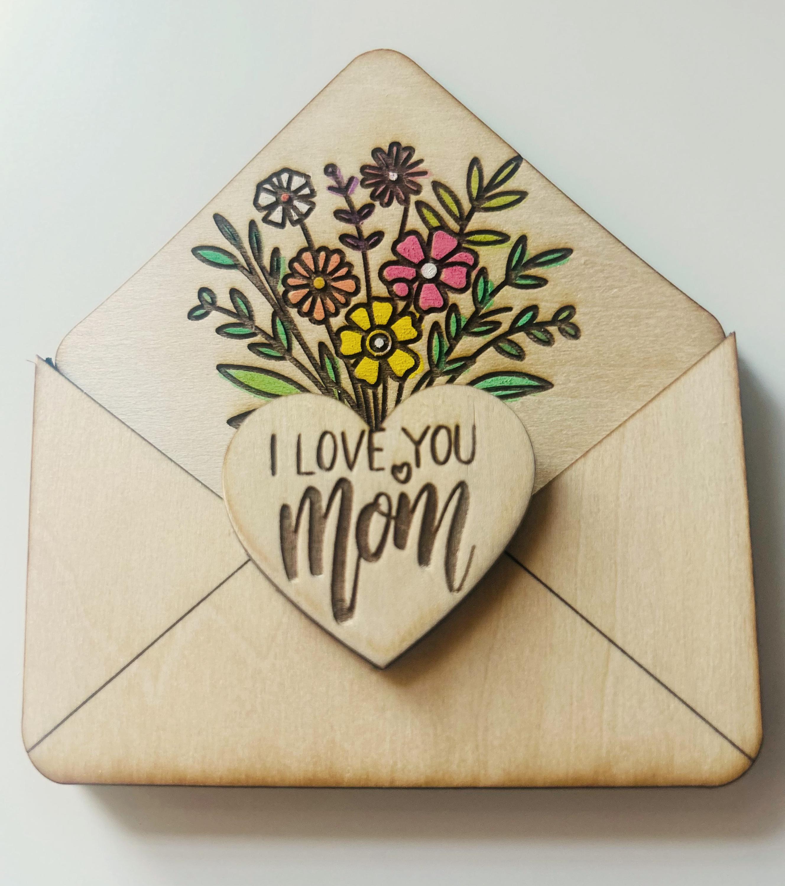 3 SVG Mother's Day Envelope Gift Card Holder /mother's Day 2025 Ideas ...
