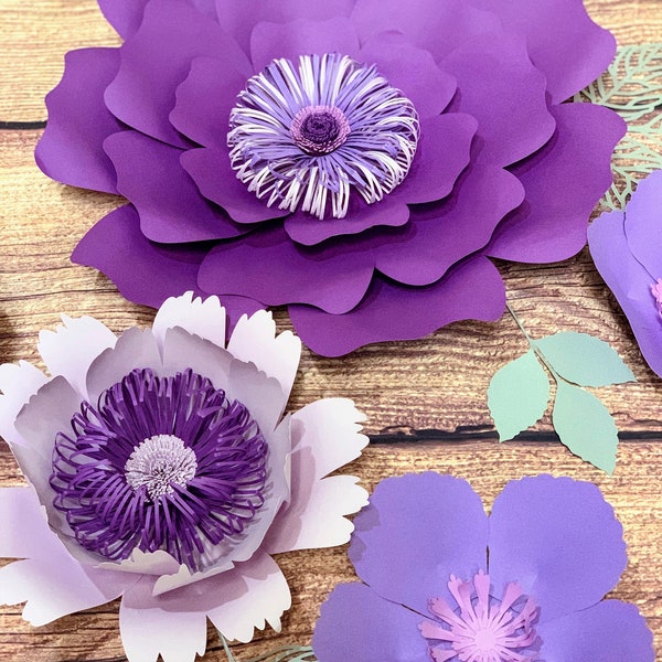 Cardstock Flower - Etsy