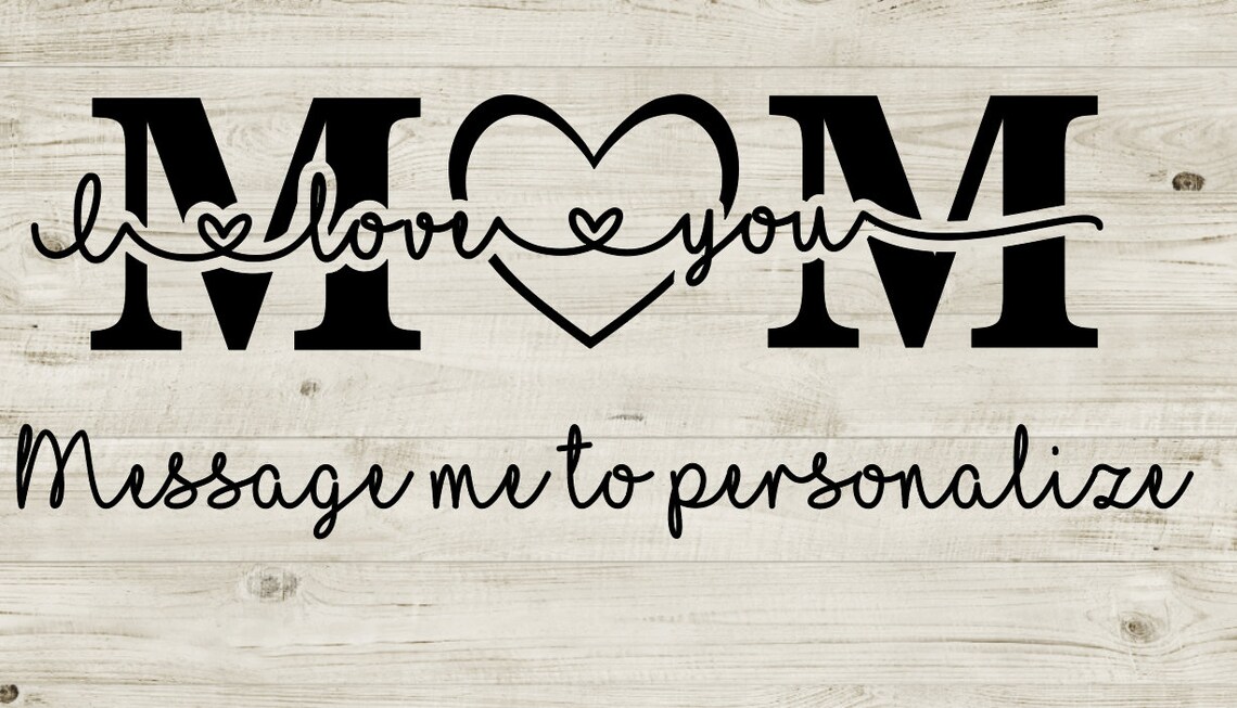 Mom Sign Svg/mom Personalized Svg/mothers Day SVG/MOM Sign Svg, Png ...