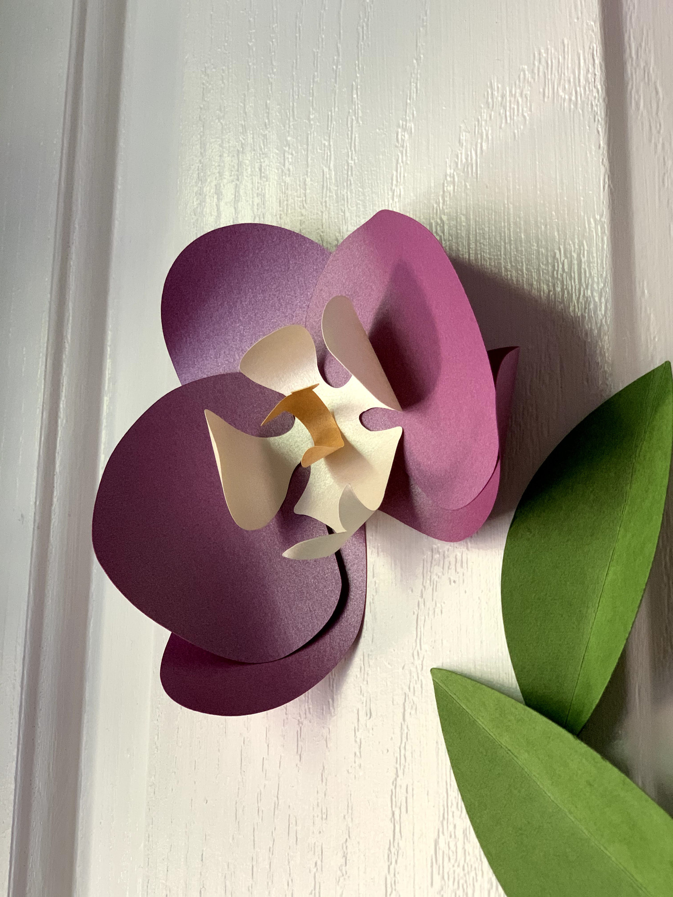 Paper Orchid Svg/orchid Paper SVG Flowers/orchid Paper Flower | Etsy