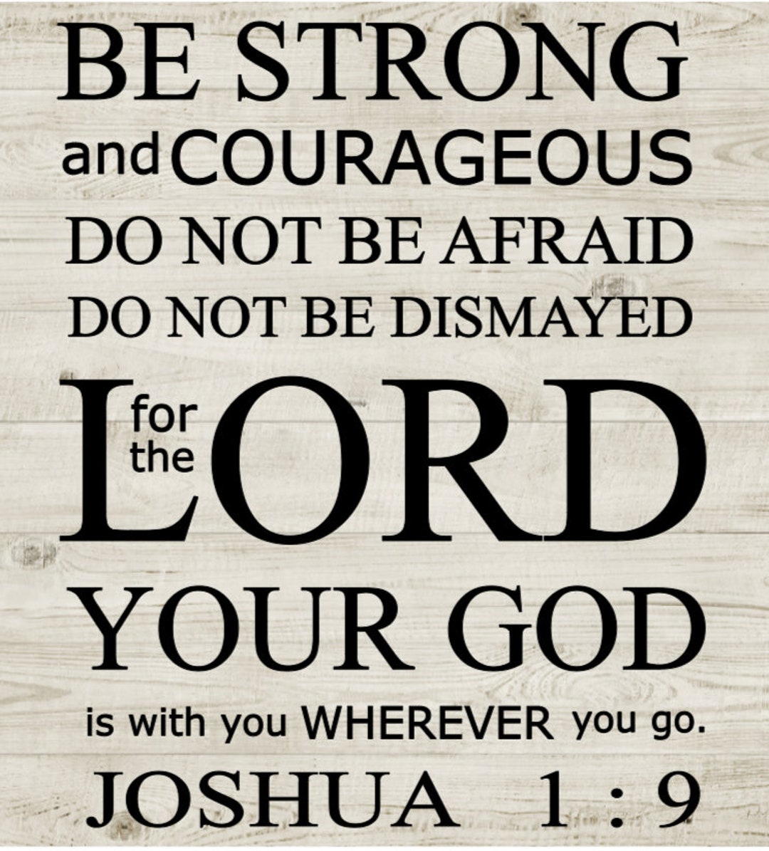 Be Strong and Courageous Svg/joshua 1 9 Svg/the Lord Be With You ...