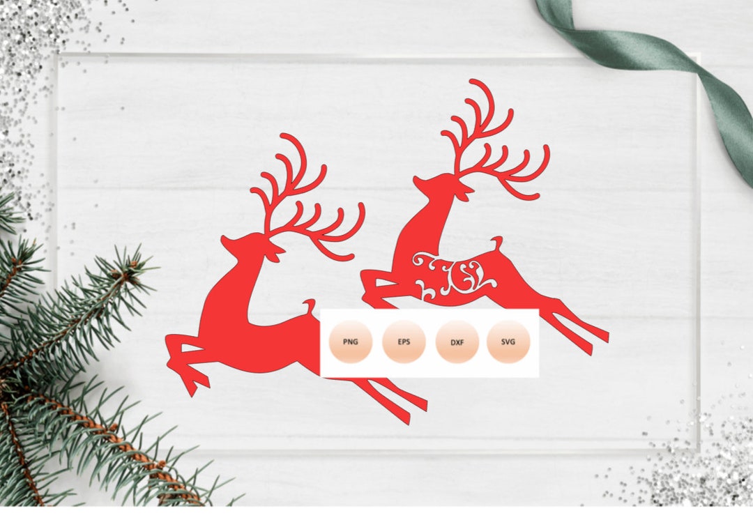 Reindeer SVG/ Christmas Svg Reindeer/reindeer Clipart/cricut Download ...
