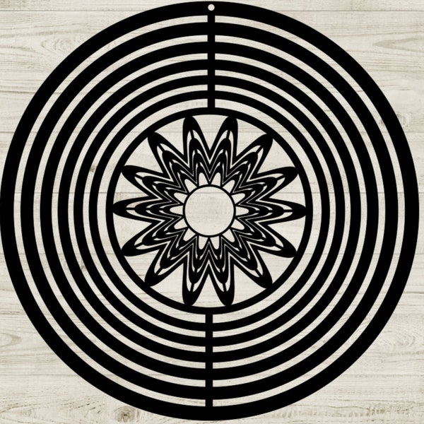 Laser Cut Files Wind Spinner - Etsy