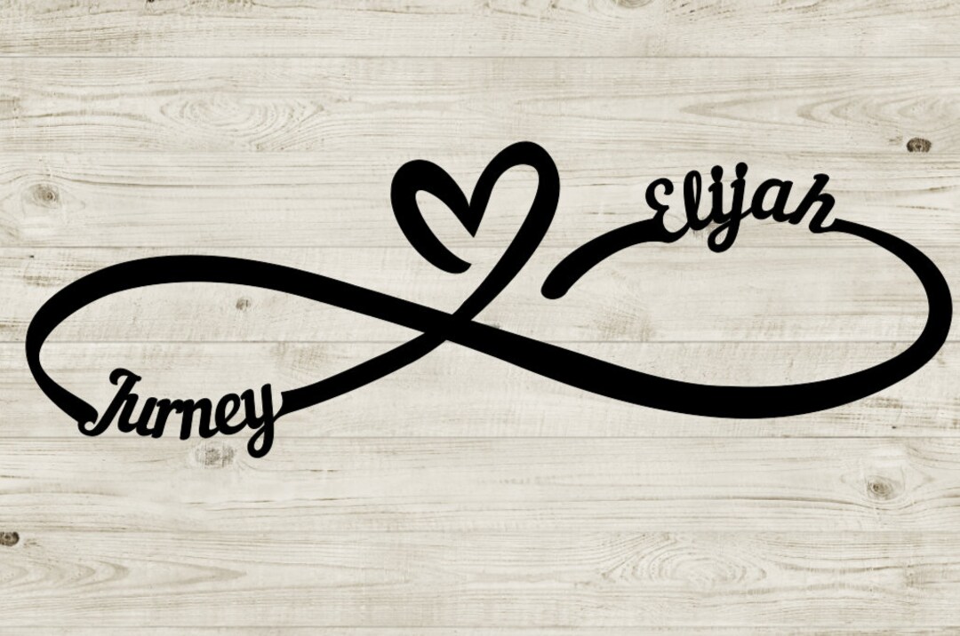 Heart Infinity Svg/personalize Heart Infinity Svg/infinity Sign Svg ...