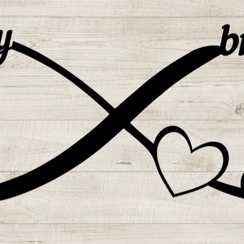 Infinity Sign SVG PNG DXF Eps Customizable Infinity - Etsy