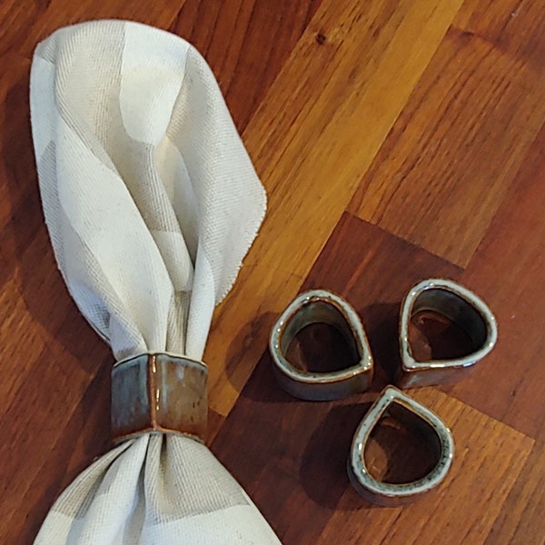 Blue Napkin Ring - Etsy