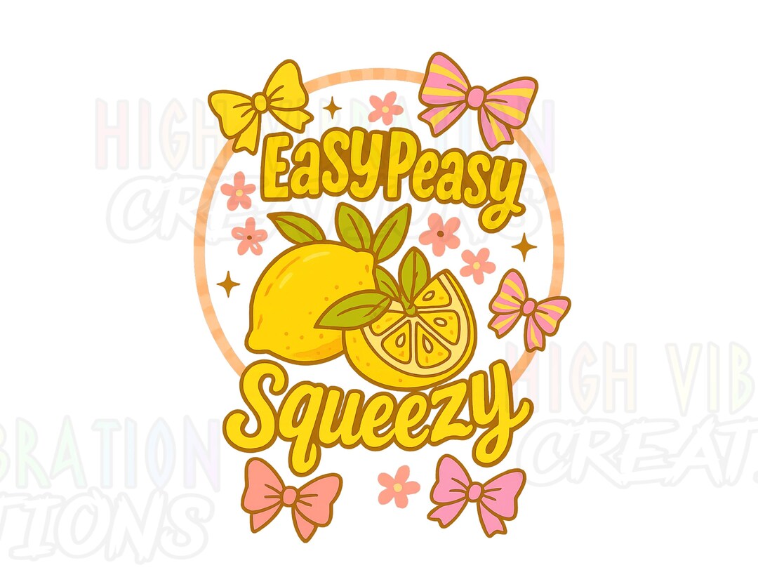 Lemon Summer Vibes PNG: Trendy Shirt Transfer Design (digital Download ...