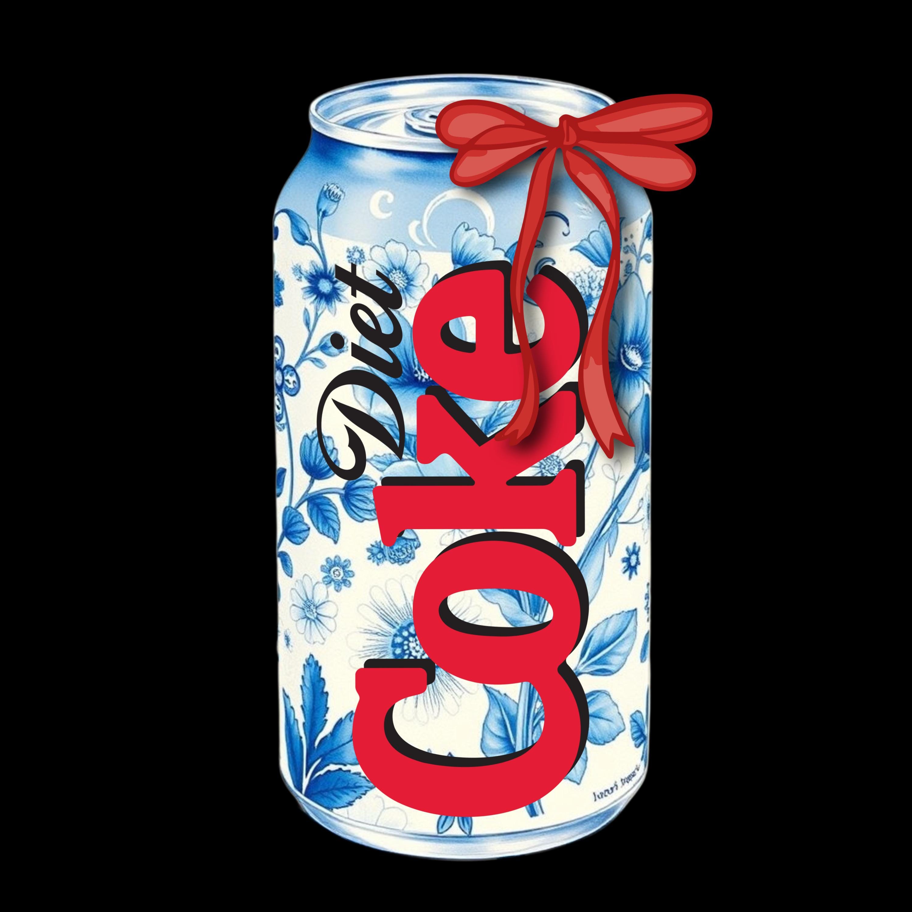 Floral Dr Pepper Can Digital DTF Design - Etsy