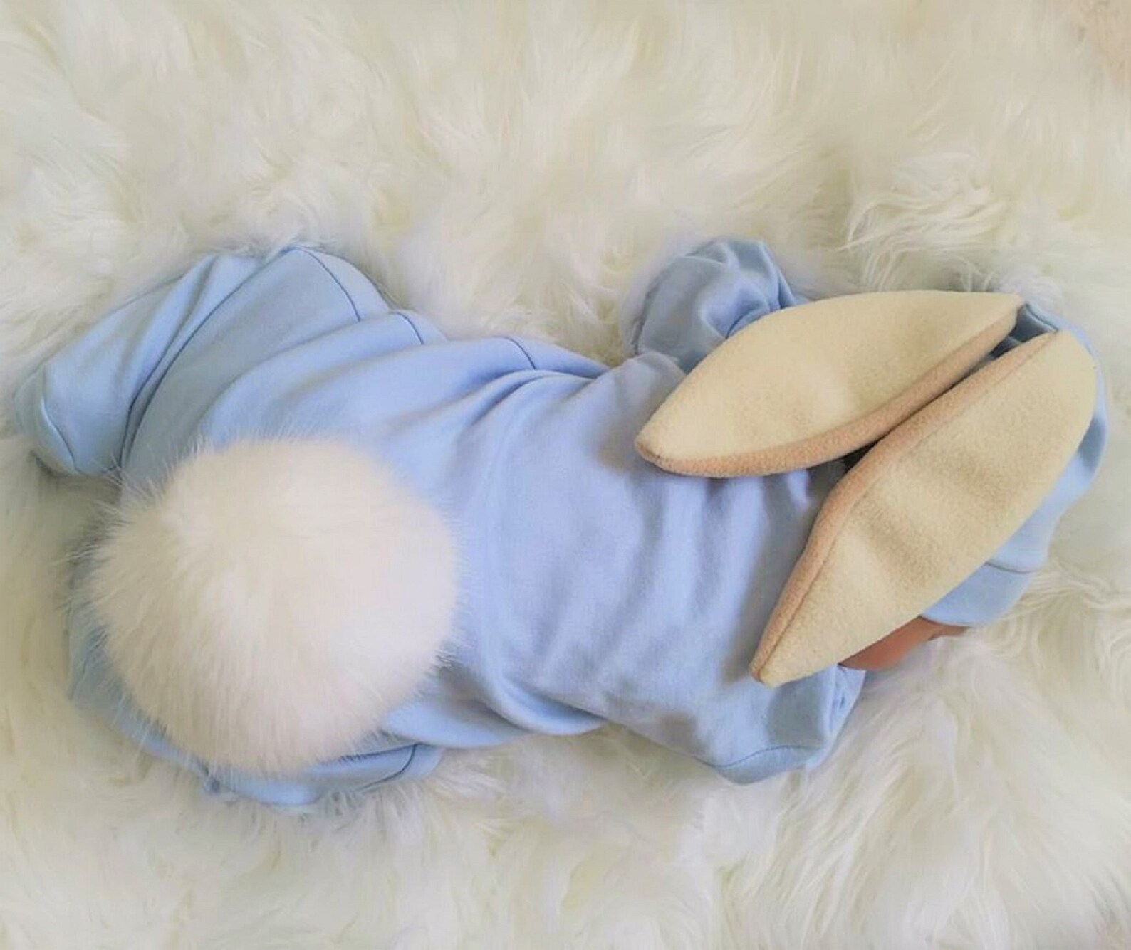 Newborn Bunny Outfit Monogrammed Romper Newborn Personalized - Etsy