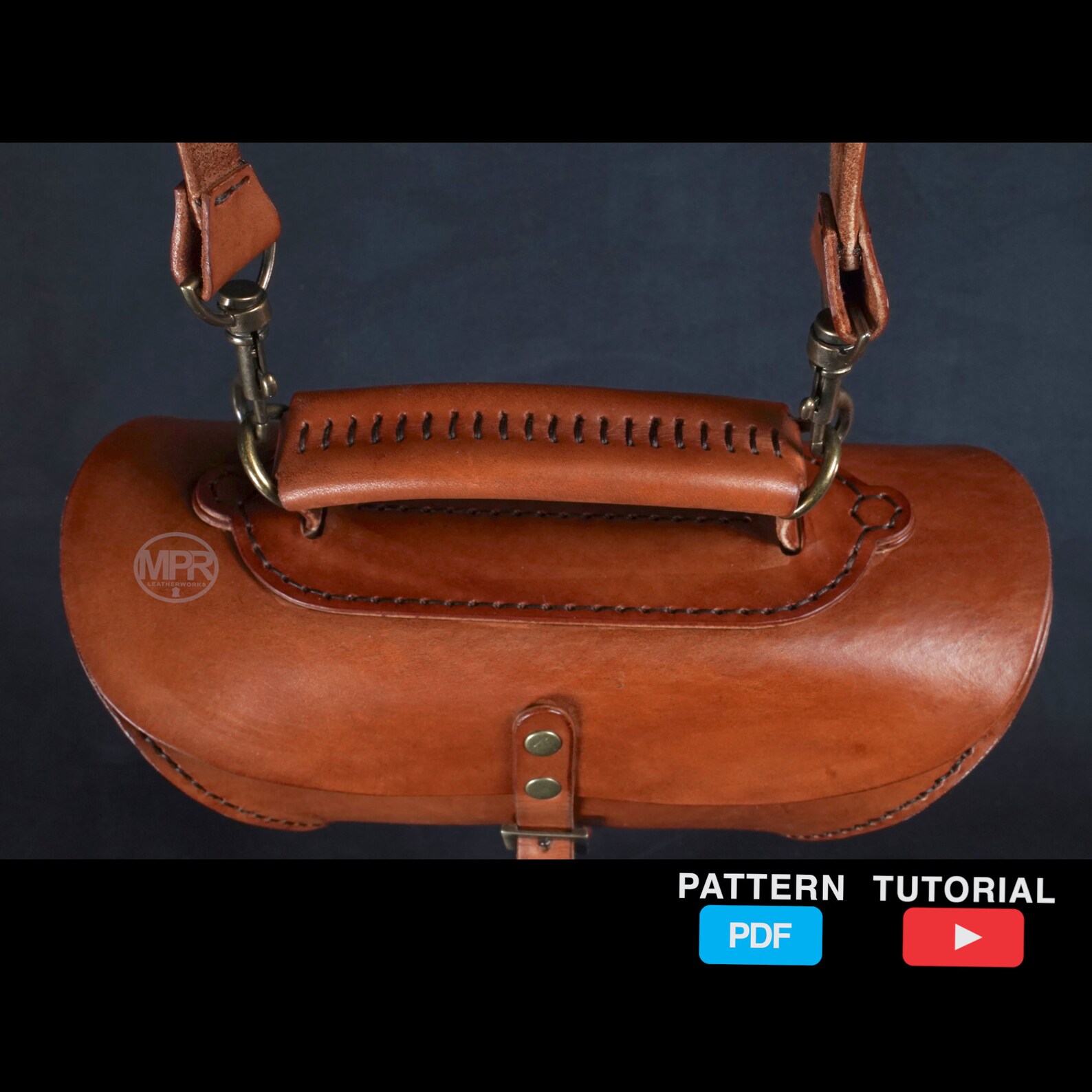 Catherine Bag: PDF Pattern for Leather Shoulder Bag DIY - Etsy