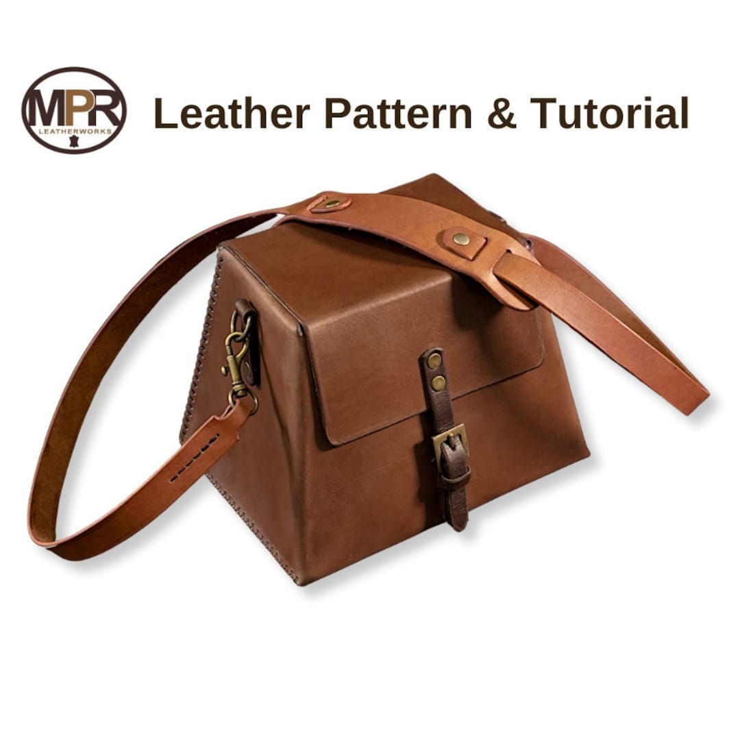 Shoulder Bag Leather Pattern: Trapezoid Bag Instant Download Easy Build ...