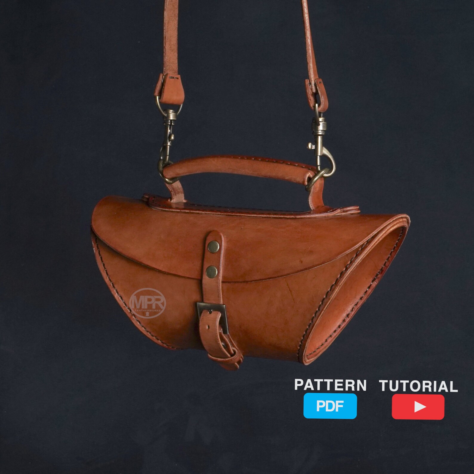Catherine Bag: PDF Pattern for Leather Shoulder Bag DIY - Etsy