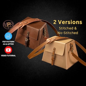 Trapezoid Bag 2 Versions Printable PDF Pattern A4 & Letter With Video ...