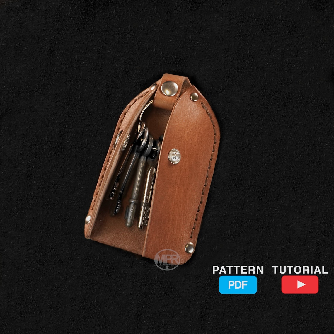 Jacket Key-keeper Leather Pattern: Pdf Pattern Leather Pattern - Etsy
