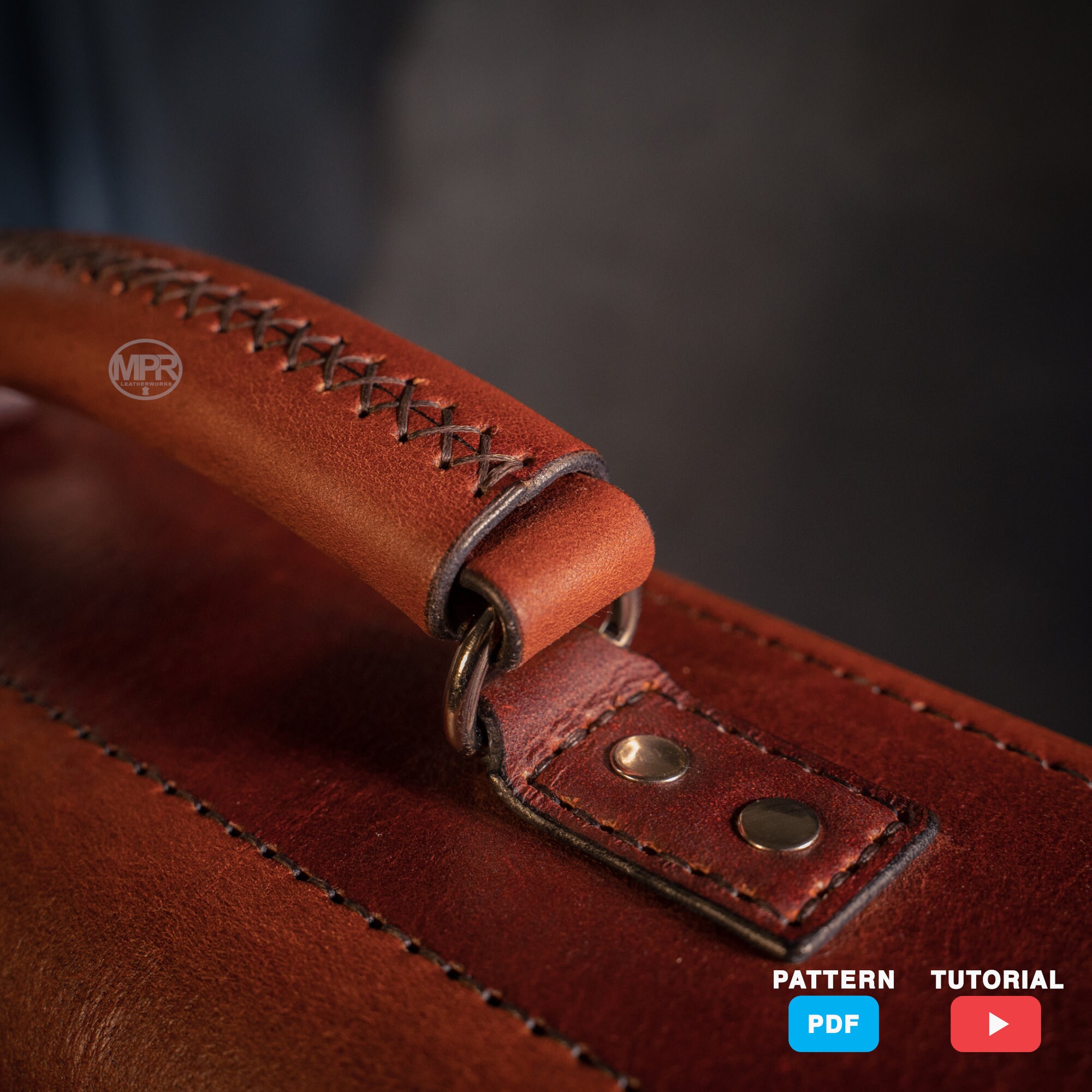 Leather Briefcase: Multi-purpose Briefcase Laptop Bag Digital PDF ...