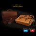 Briefcase Combo :2-in-1 Leather Bag Pattern Laptop Combo Leather ...