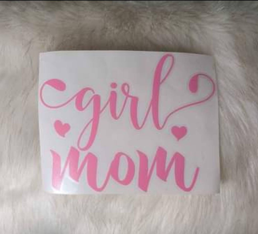 Girl Mom Decal Girl Mom Sticker Decal, Mom Life Decal, Window Decal ...