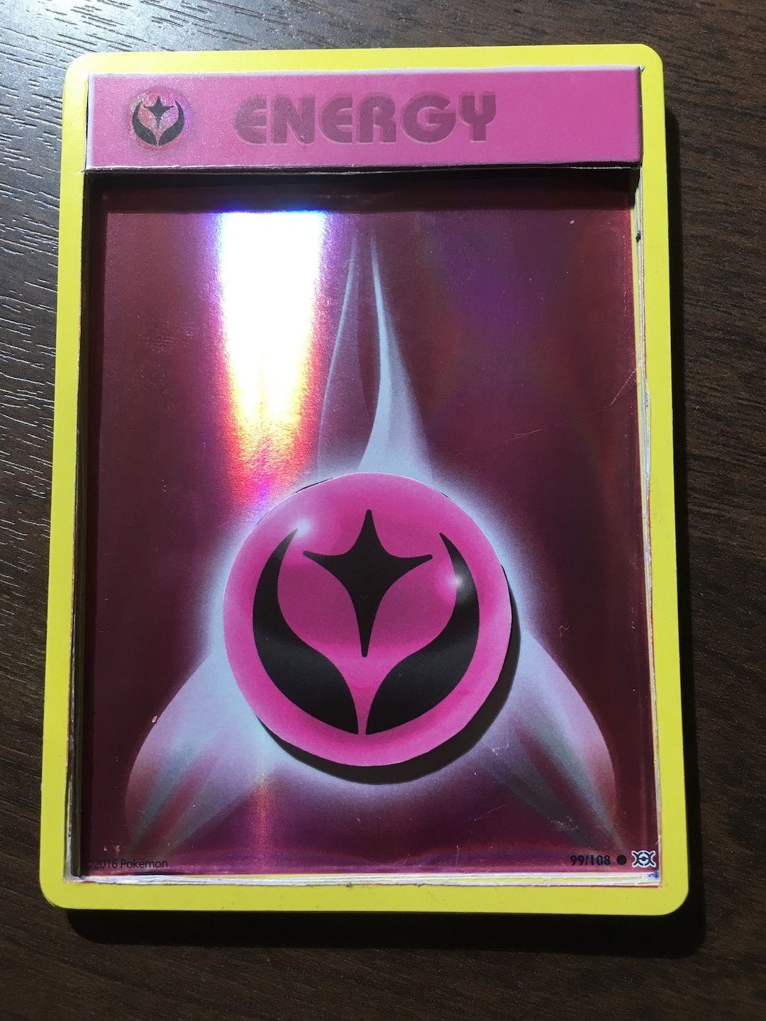Custom Altered Pkmn Tcg Trading Cards 3d Pokemon Card Fairy Energy 99