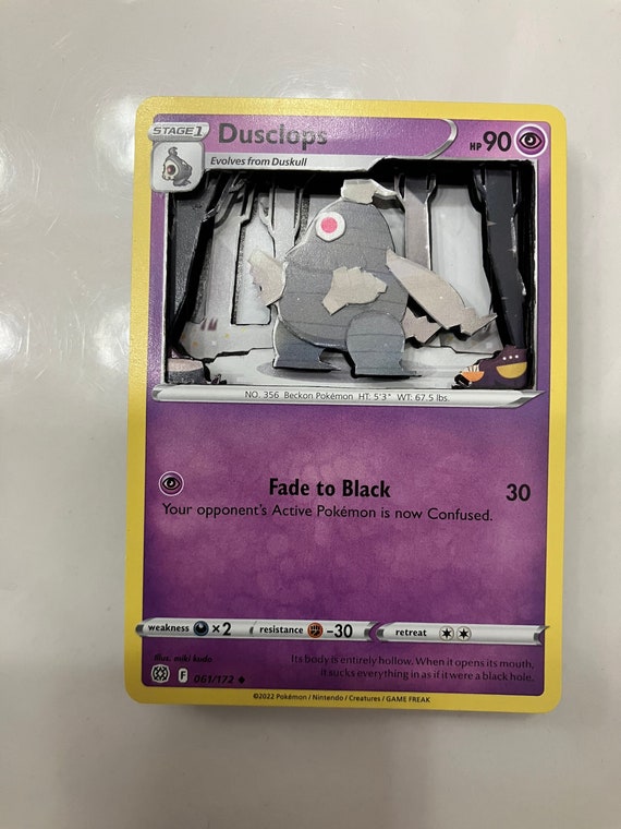 Pokemon Dusclops Card
