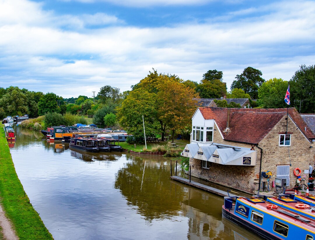 Oxford Canal Narrowboats Heyford Wharf, Art Print, Gift - Etsy