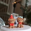 Gingerbread Man Cake Topper Fondant Sugar Gingerbread Man Christmas ...