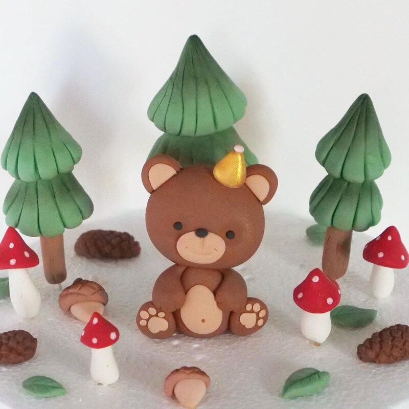 Bear Cake Topper - Etsy