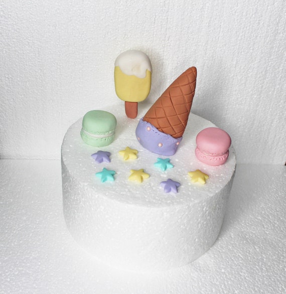 Set of Sweets Fondant Cake Topper Birthday Party Edible Figure | Etsy