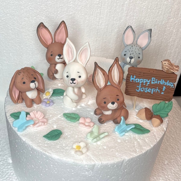 Fondant Bunny - Etsy