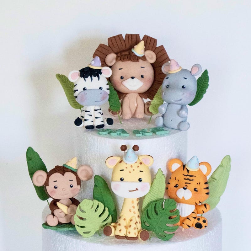 Fondant Elephant Cake Topper - Etsy