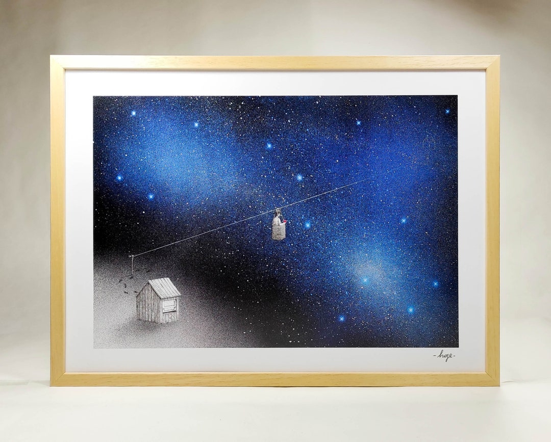 Print: Boy in Space Love Letter - Etsy