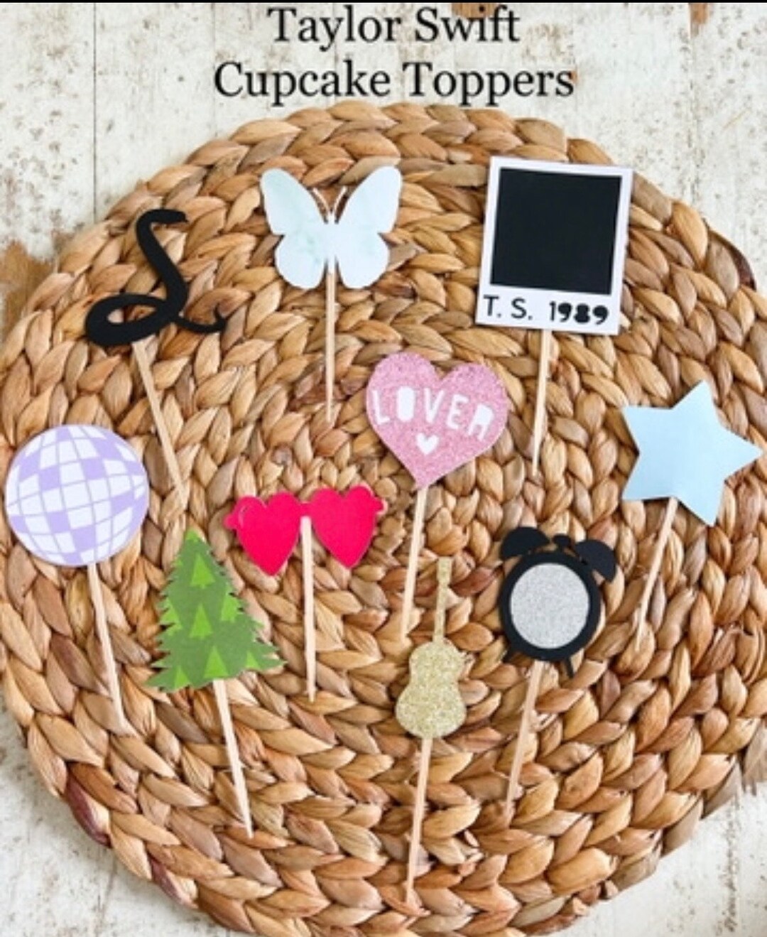 Swift Cupcake Toppers, Swiftie Birthday Party, Swift Birthday Theme ...