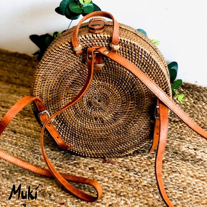 Rattan Backpack - Etsy