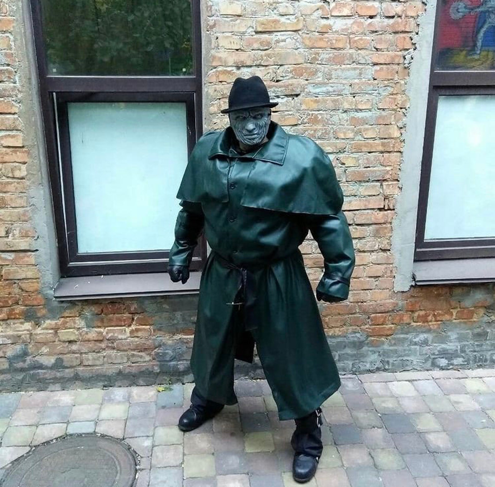 Latex Mask «mr. X» for Cosplay, Halloween, Theater, Larp Games - Etsy