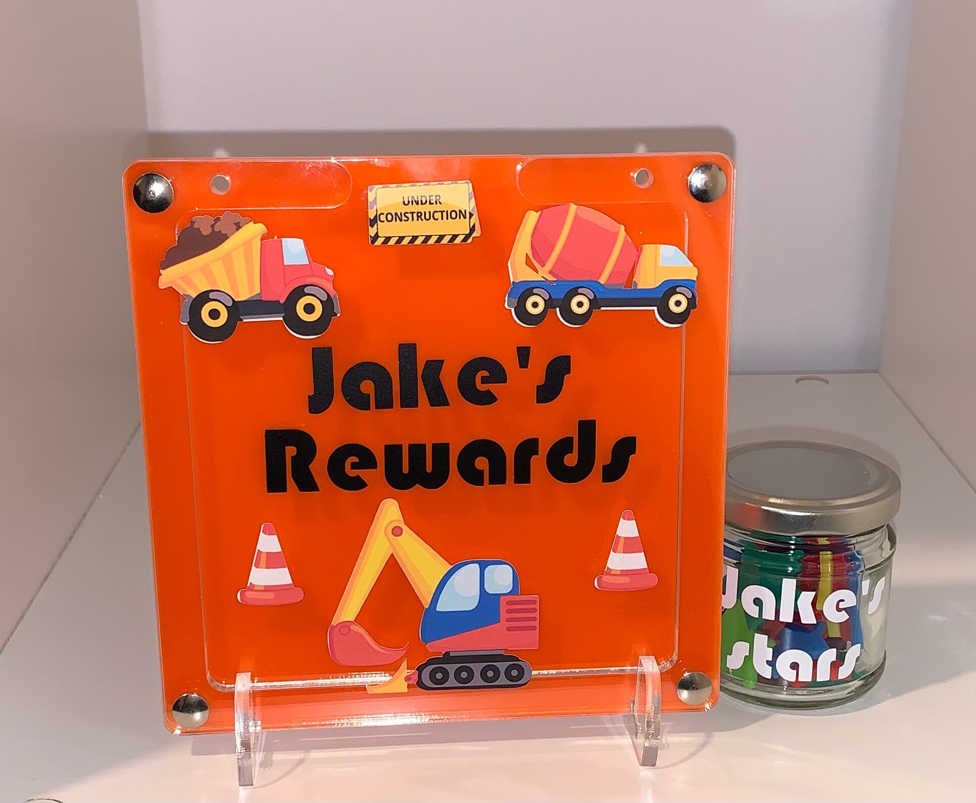 Among Us Themed Personalised Reward Chart/Jar Square Shape. | Etsy