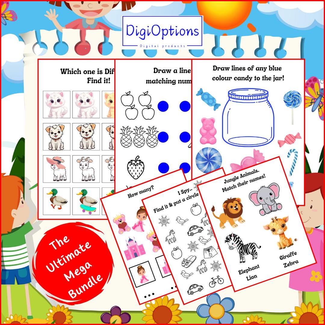 The Ultimate Mega Bundle, Digital, Educational, Toddlers, Children ...