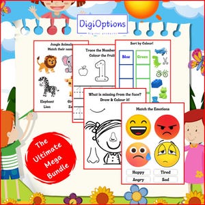The Ultimate Mega Bundle, Digital, Educational, Toddlers, Children ...