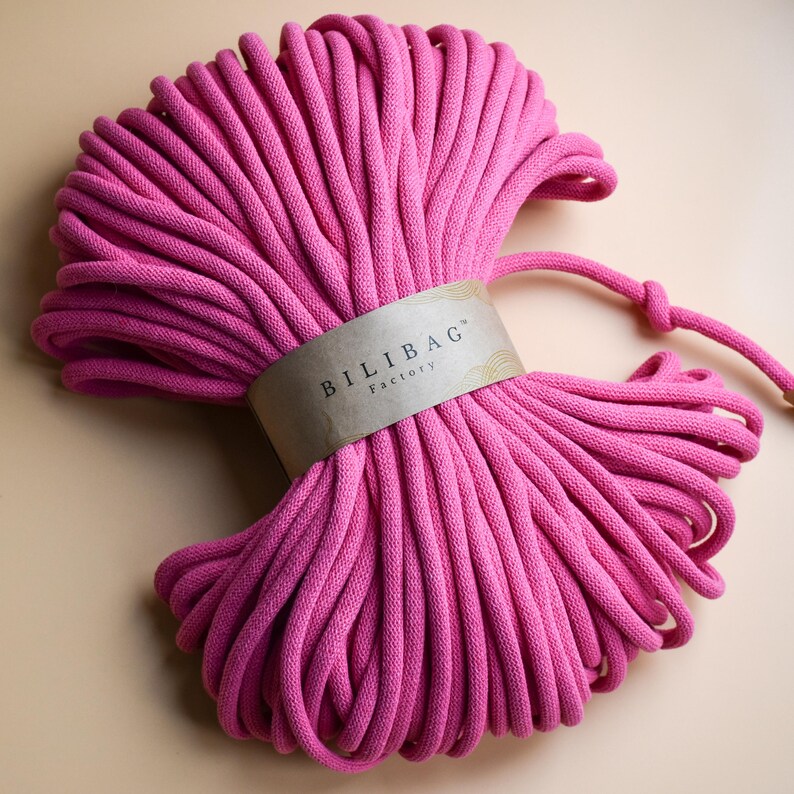 Dark Grey Braided Cotton Cord 9mm, 100m, Made in UK, Bilibag Factory ...