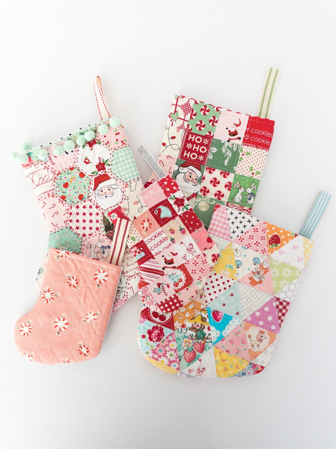 Chubby Christmas Stocking-pdf Patchwork Stocking Pattern - Etsy