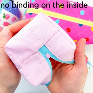 Basic Boxy Pouch - PDF Sewing Pattern for a Boxy Zipper Pouch That is ...