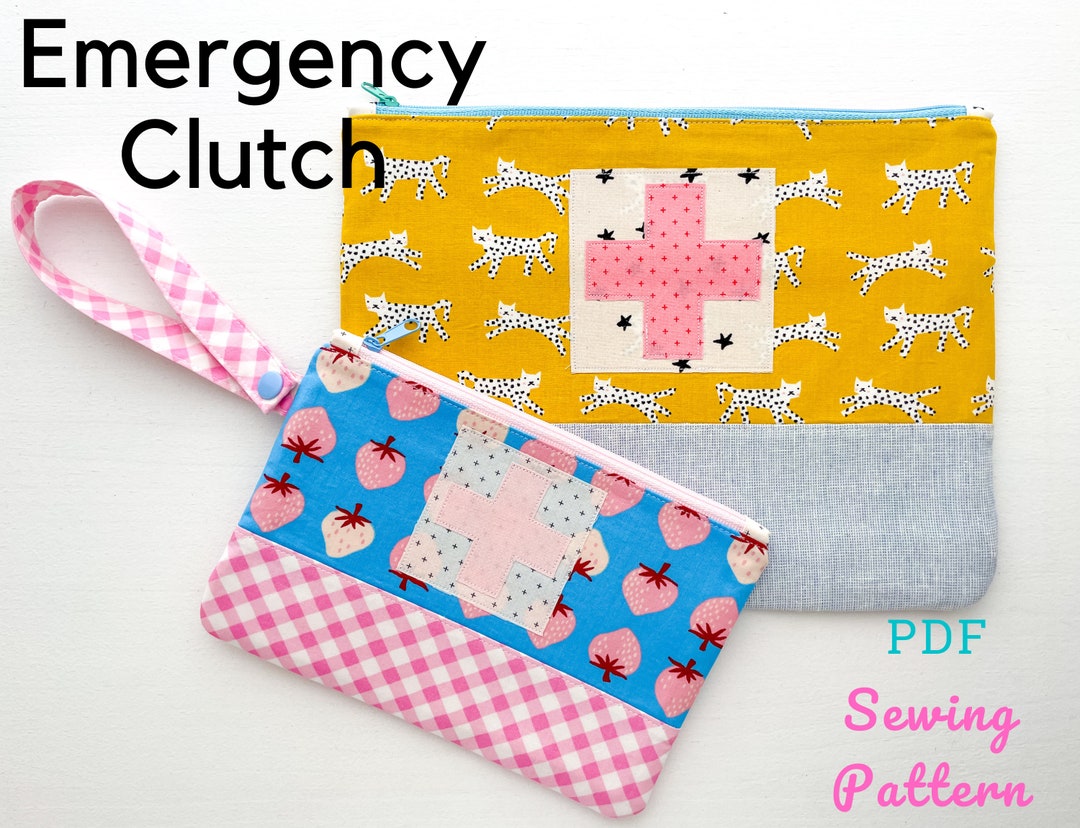 Emergency Clutch PDF Zipper Pouch Sewing Pattern, First Aid Pouch - Etsy