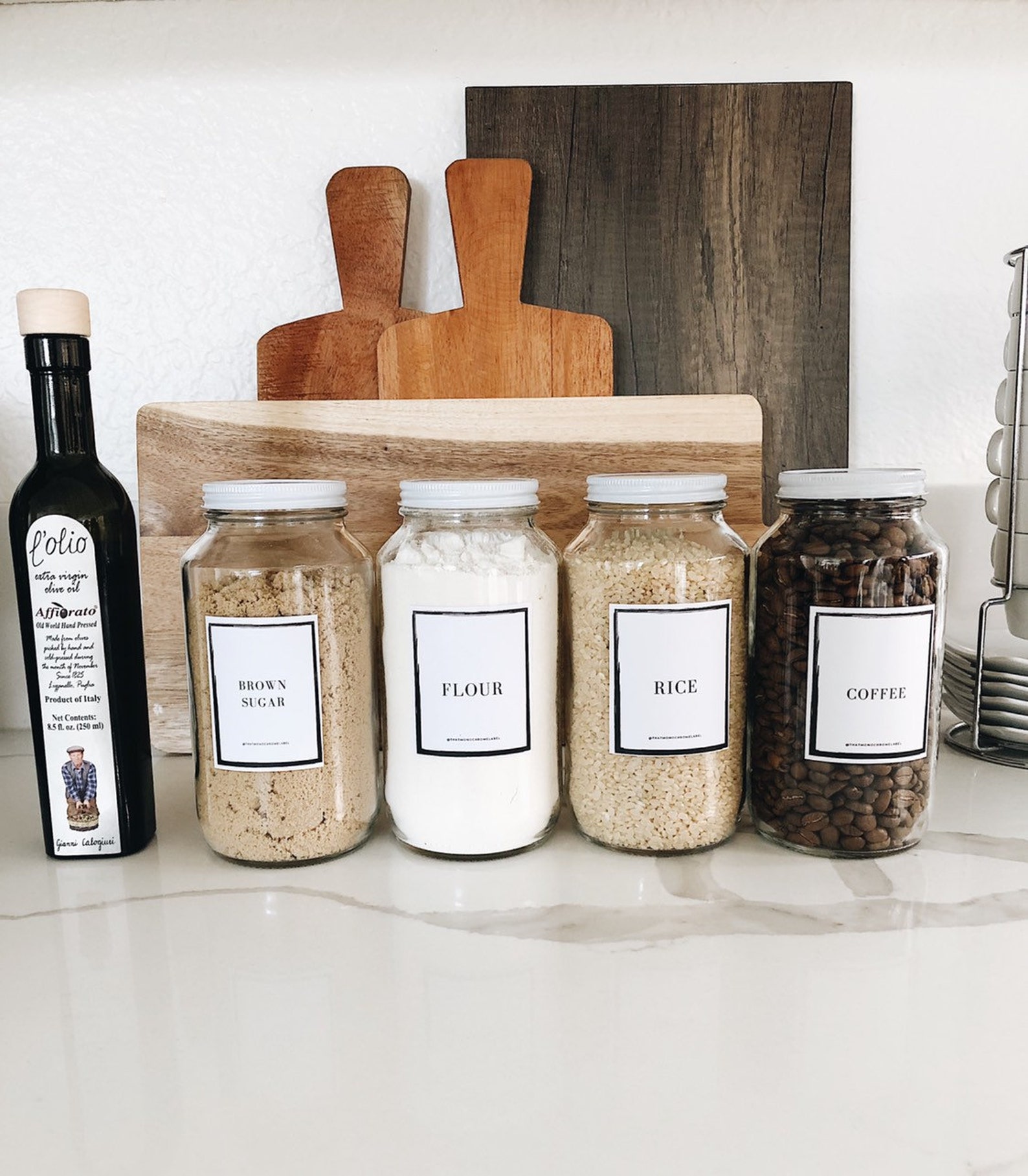 Pantry Vinyl Sticker Labels - Etsy