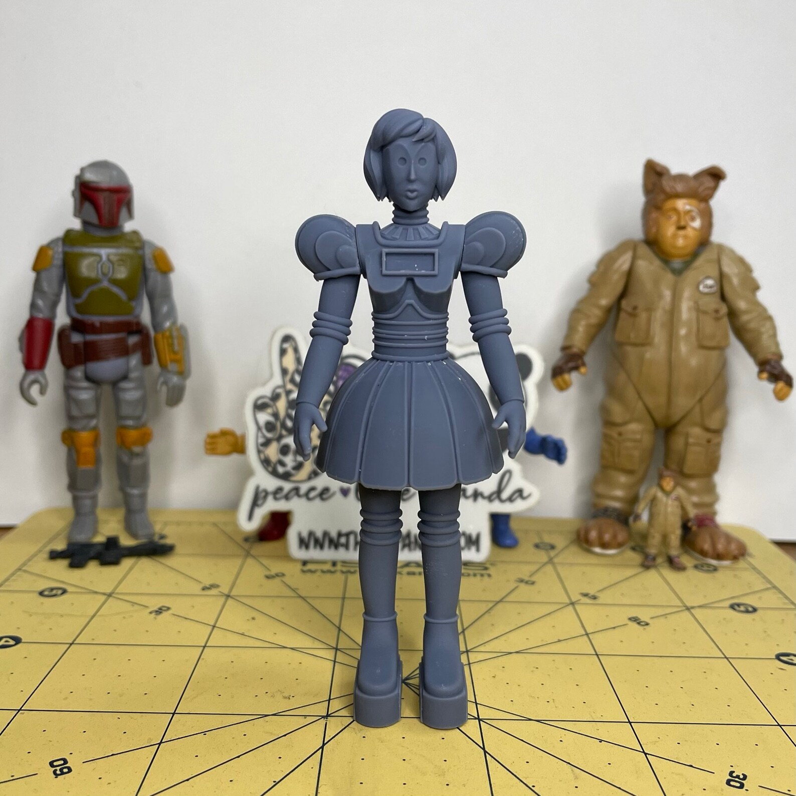 Spaceballs "dot Matrix" Custom 5-POA 3.75" Figure - Unpainted Kit - Etsy